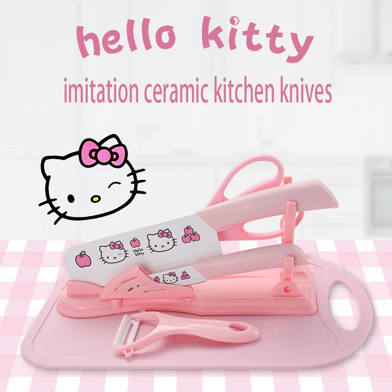 Kawaii-Sanrios-Hello-Kitty-Cartoon-Household-Kitchen-To-Cook-Knives ...