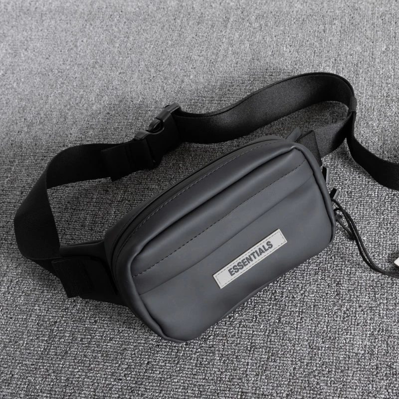 Fashion Trend Man Waist Bag Waterproof Pu Leather Chest Pack Unisex ...