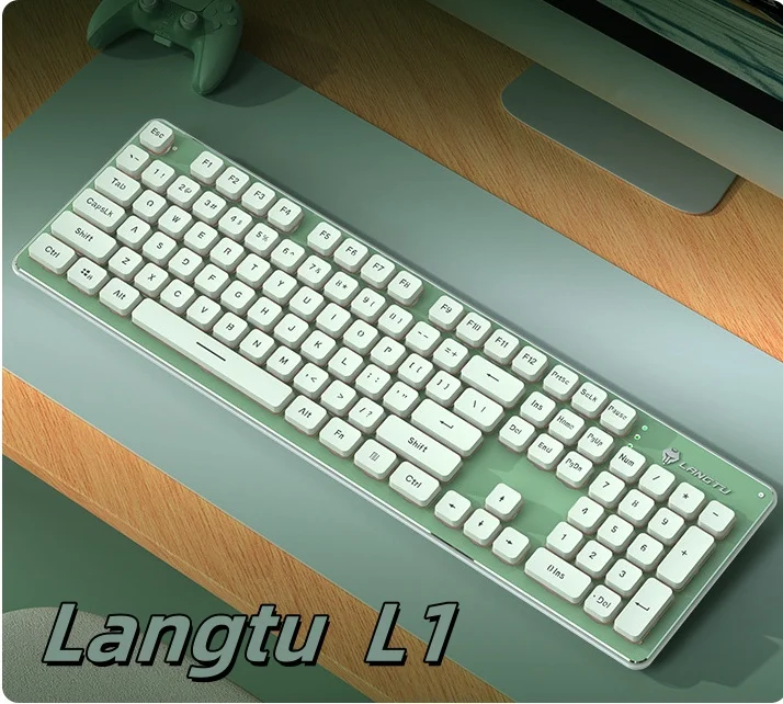 Langtu-L1-Mechanical-Keyboard-Feels-Silent-Wireless-Keyboard-Quiet ...