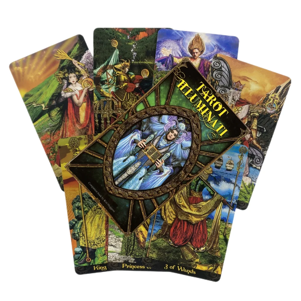 Tarot Illuminati Cards Divination Deck English Versions Edition Oracle ...