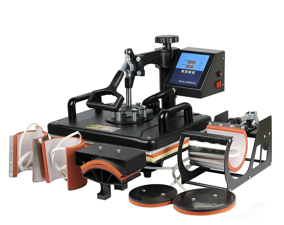 Cheap-30-38CM-7-in-1-Combo-Heat-press-Machine-Sublimation-Printer-2D ...