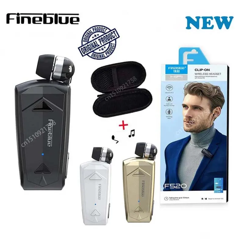 2024-Fineblue-F520-HD-Mic-Wireless-Bluetooth-Headphones-in-Lotus-Collar-Clip-on-headset-ears ...