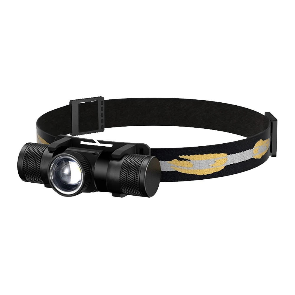 New LED Headlamp Zoomable Powerful Headlight Type C USB 18650 Power ...