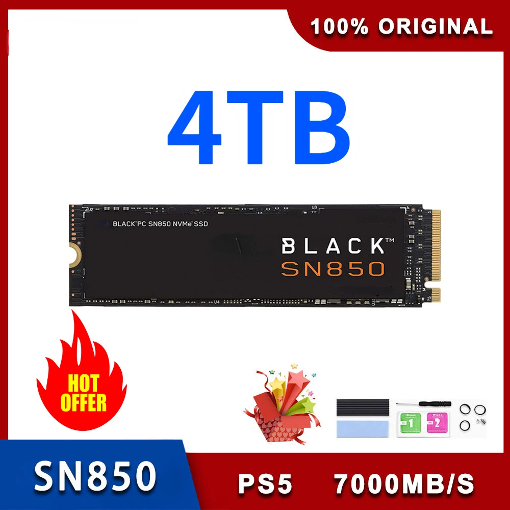 NVMe-Built-in-Solid-State-Drive-Hot-SSD-NVMe-SN850-1TB-4TB-PCIe-4-0 ...