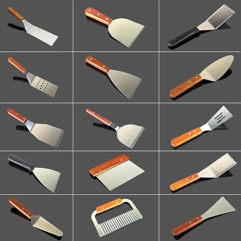 Stainless Steel Steak Frying Fried Pizza Shovel Spatula Grasping ...