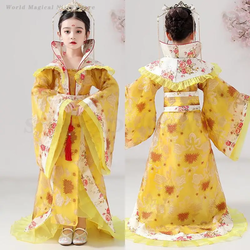 Discover the Beauty of Chinese Imperial Fashion: Hanfu for Kids Girls ...