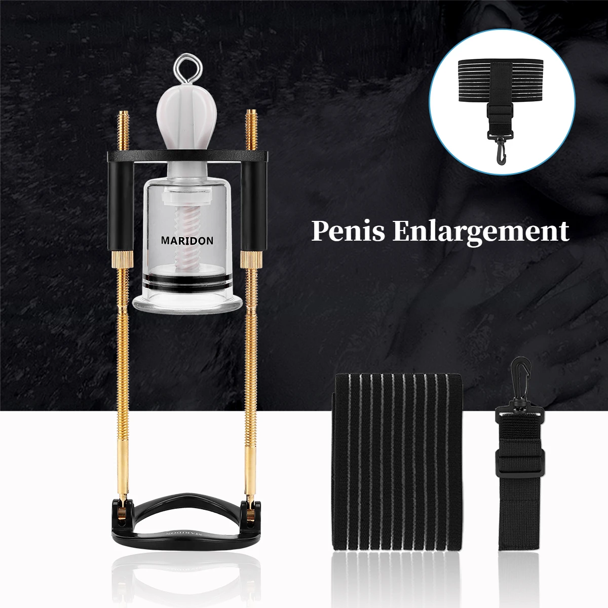 New-Male-Penis-Stretch-Enlarger-Strapping-Belt-Stretch-Training-Brace ...