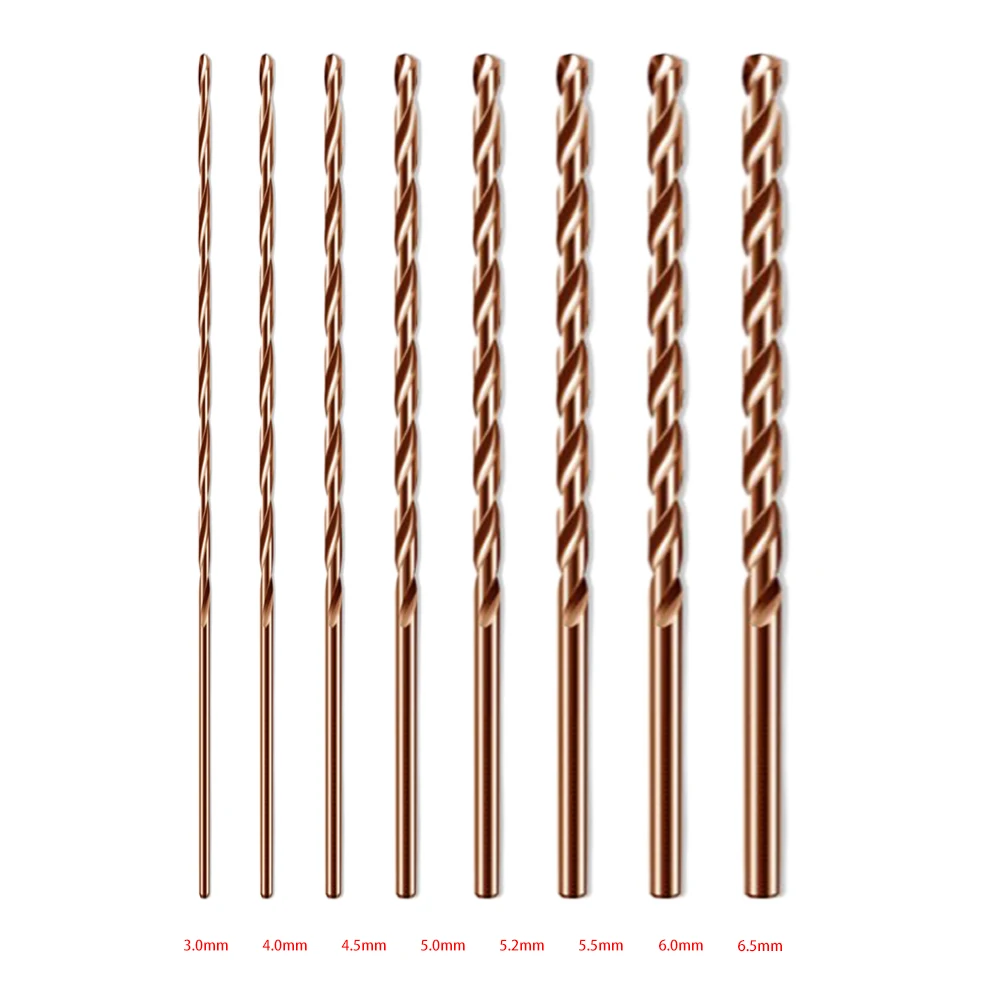 Brocas-extralargas-de-200mm-broca-M35-extendida-que-contiene-cobalto-para-Metal-madera-y-acero ...