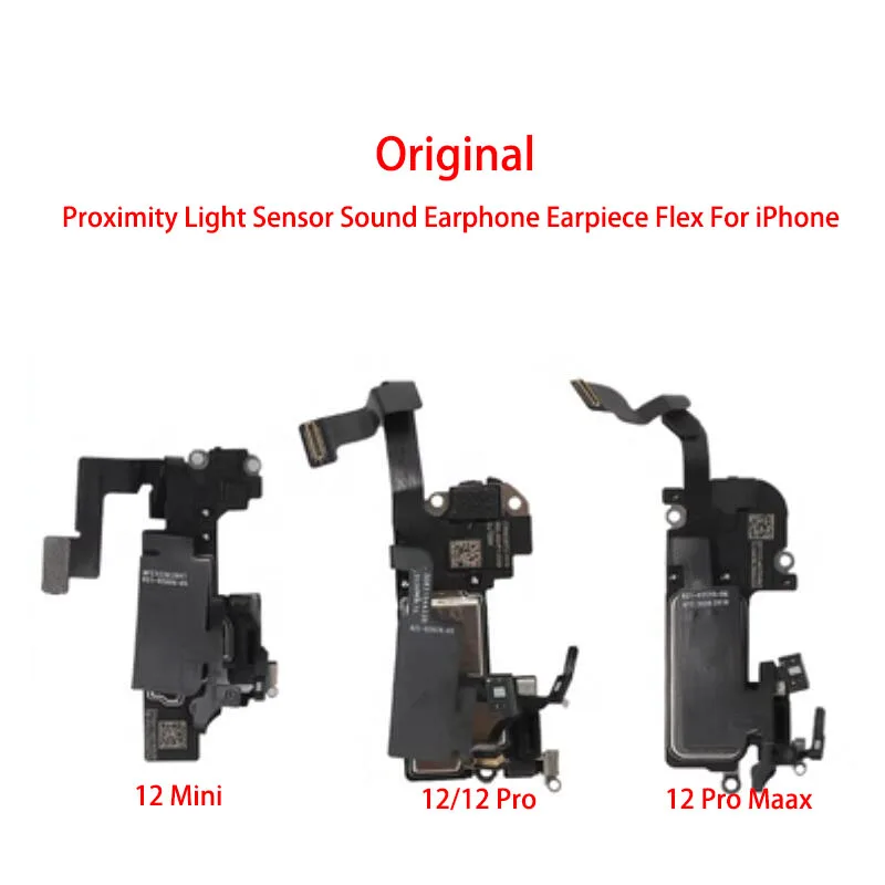 Original Light Sensor Flex Cable Ribbon For iPhone 12 Mini Pro Max With ...