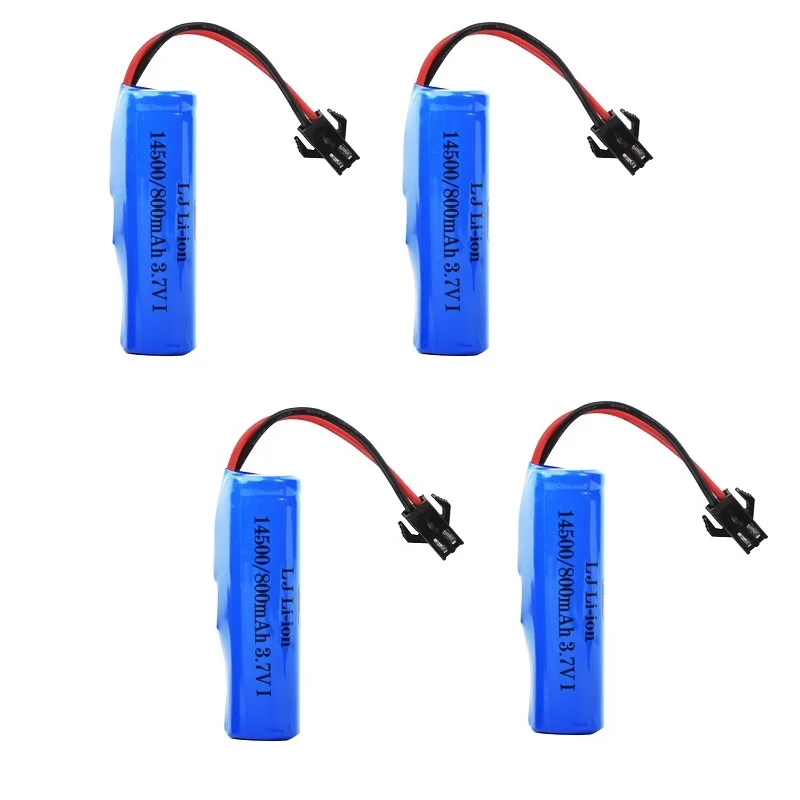 RC Stunt Dump Car Battery 14500 SM-2P 3.7v 800mah Li-ion Battery/USB ...