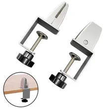 2Pcs Screen Partition Clips Office Desk Divider Clamp Privacy Holder ...