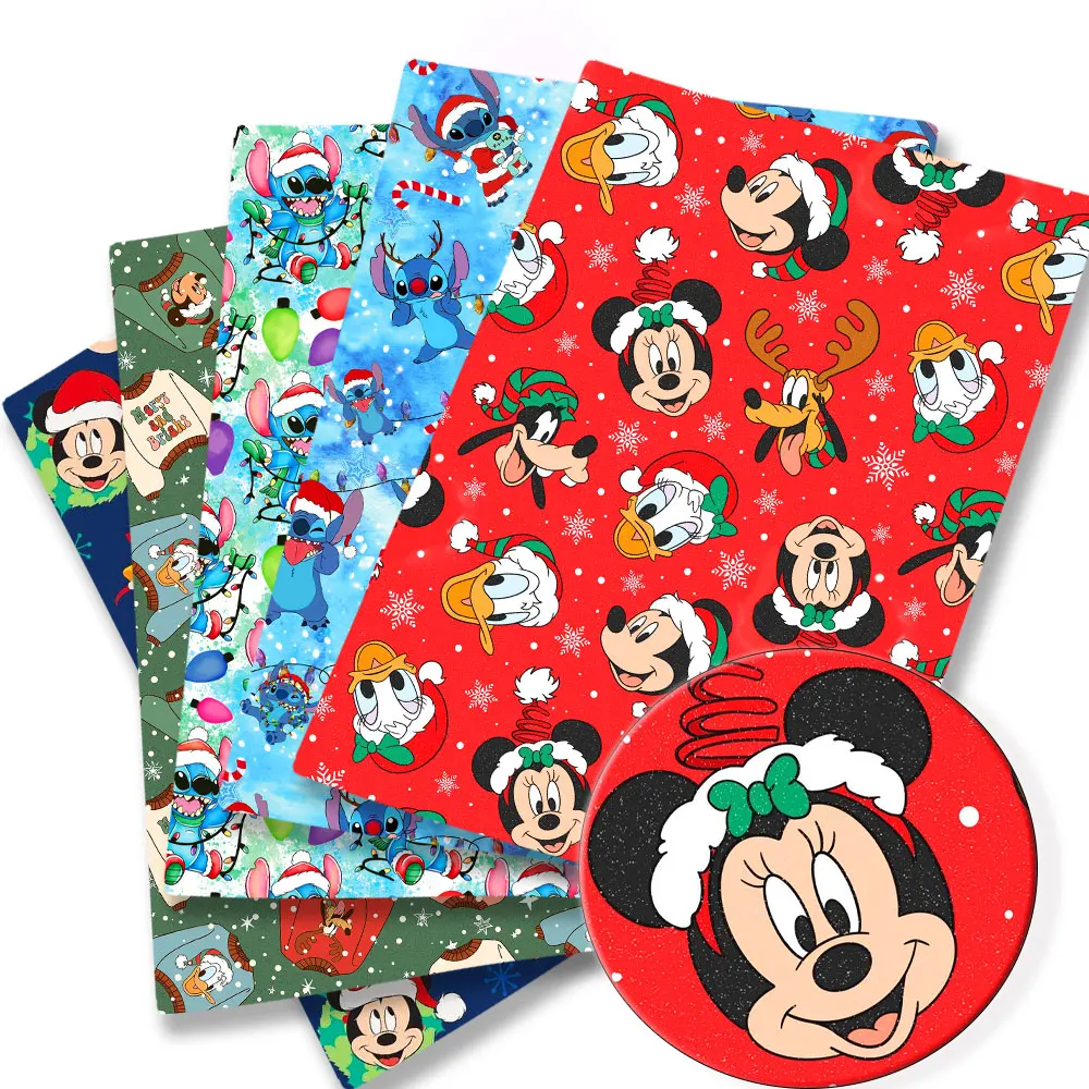 Christmas-disney-fabric-140x50CM-Cartoon-cotton-fabric-Patchwork-Tissue ...