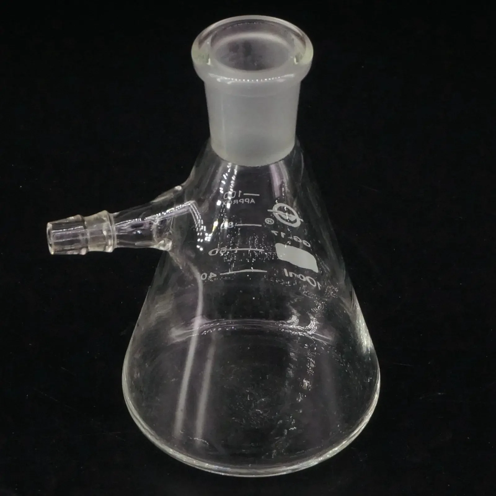 50ml 14/23 Ground Joint Conical Filter Flask With Side Arm Lab ...