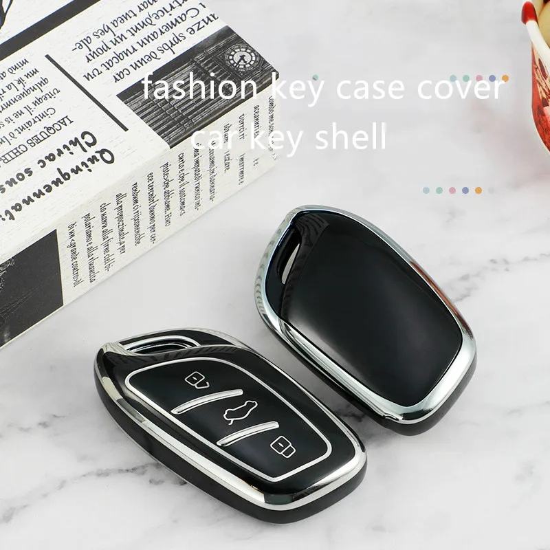 Soft TPU Car Remote Key Case Cover Holder Shell for Roewe RX5 I6 I5 RX3 ...