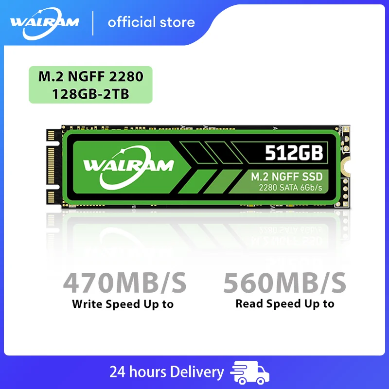 WALRAM SSD M2 SATA3 128gb 256gb 512GB Hard Disk M.2 Sata ssd 2280 2TB ...