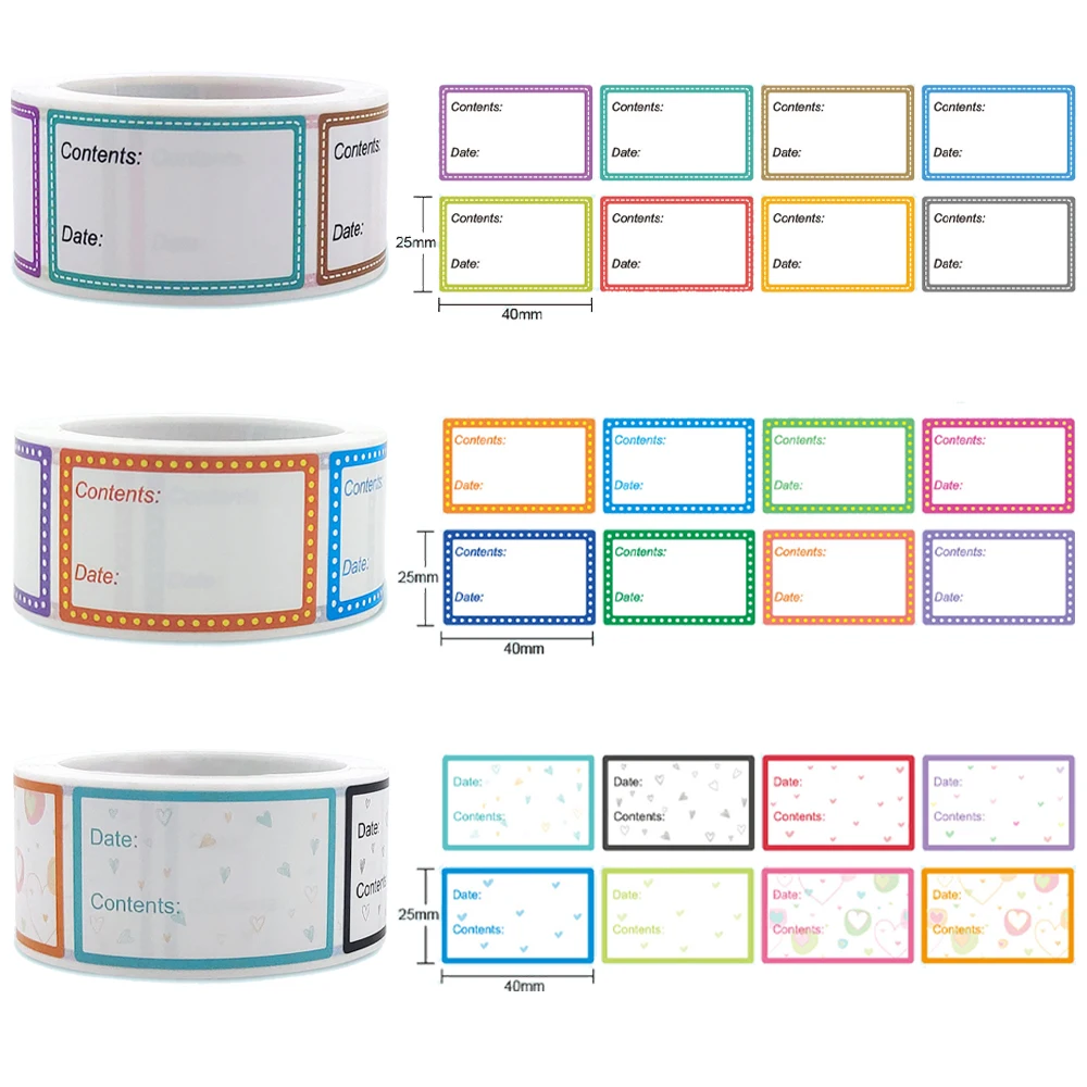 200pcs-roll-Blank-Date-Labels-Stickers-2-5-4CM-Self-Adhesive-Removable ...