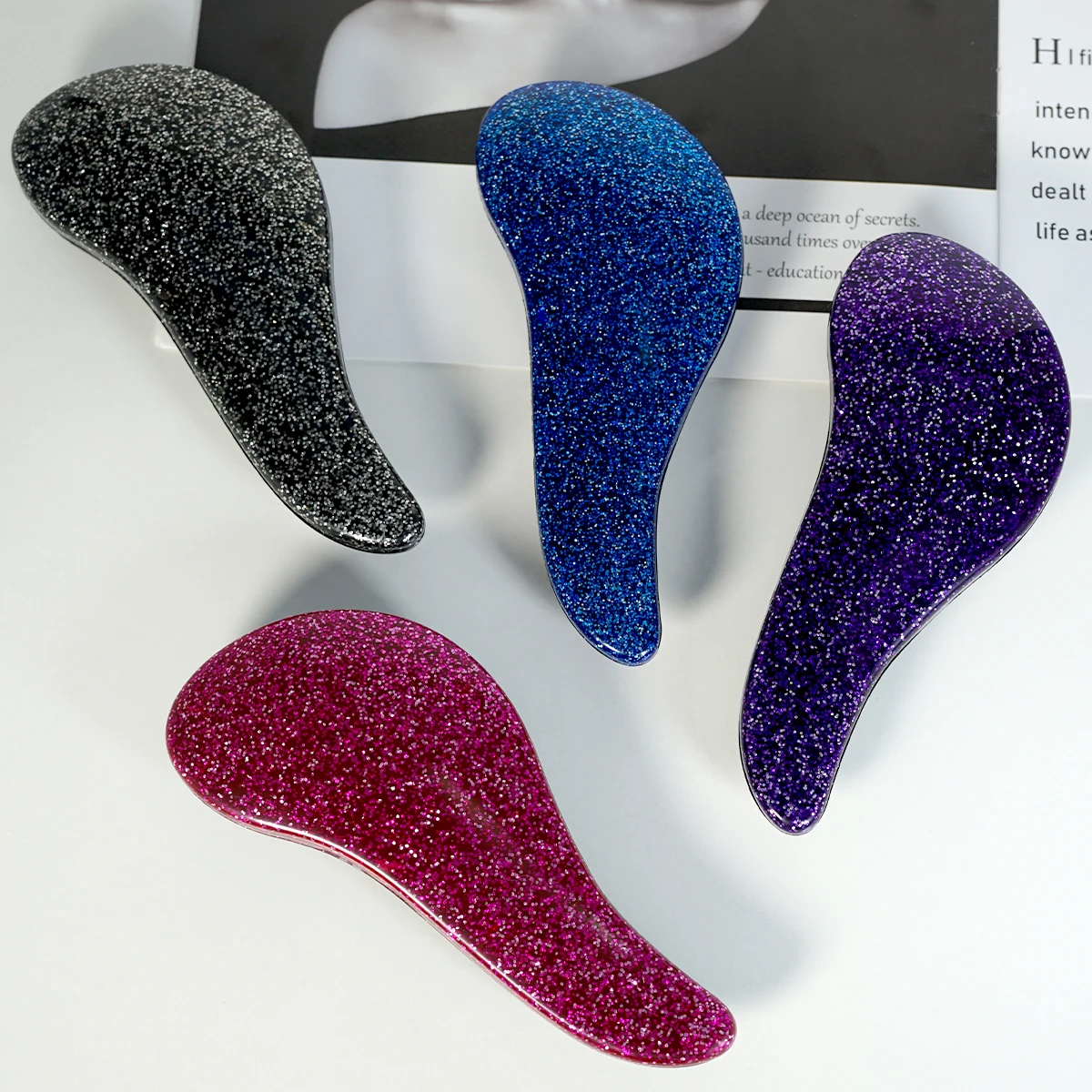 Starry-Sky-Magic-Handle-Detangle-Hair-Comb-Plastic-Massage-Comb ...