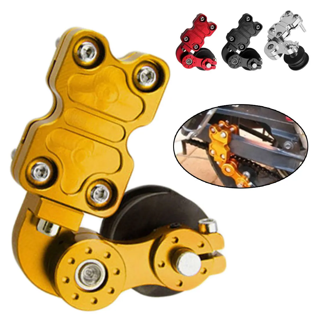 Motorcycle-Parts-Tool-Chain-Regulator-Cnc-Adjusting-Tensioner-Regulator ...