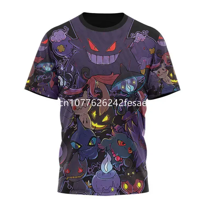 New Miniso PKM Gengar Men's and Women's 3D Print Shirt sold by Cal Soft ...