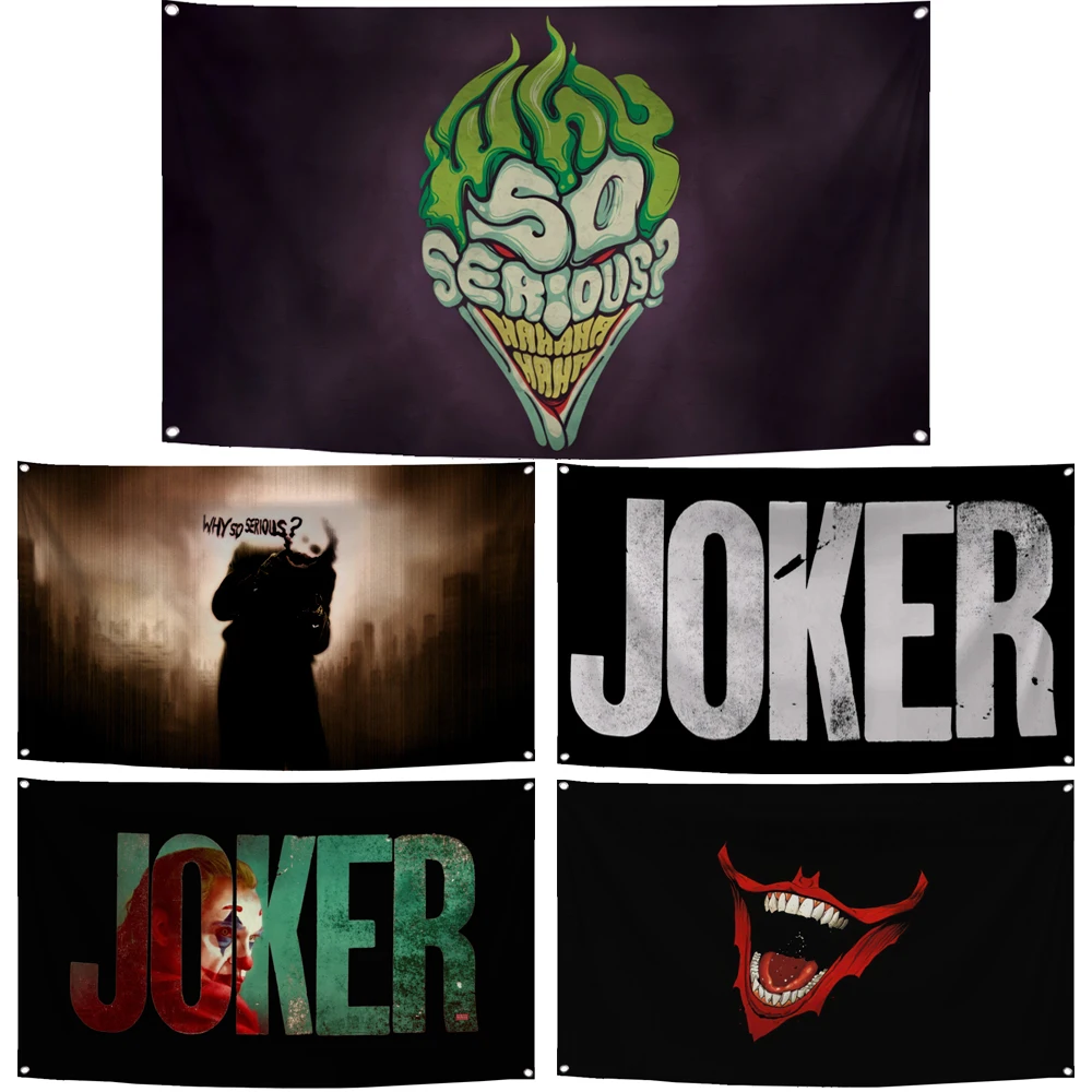 60x90cm-90x150-Joker-Enemies-of-BAT-Mr-J-Pudding-CRAZY-Flag-Banner ...