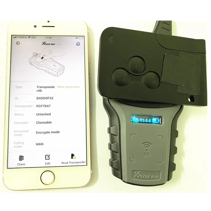 50pcs 3 button Remote Key Card 433Mhz PCF7947 Chip pcf7926 For Renault ...