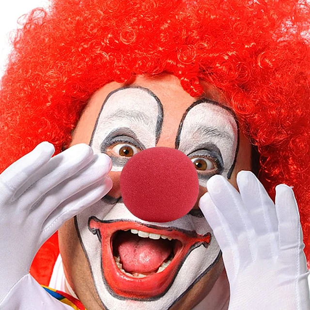 Red Clown Nose Tinksky Foam Clown Nose Red Circus Clown Nose Clown Nose ...