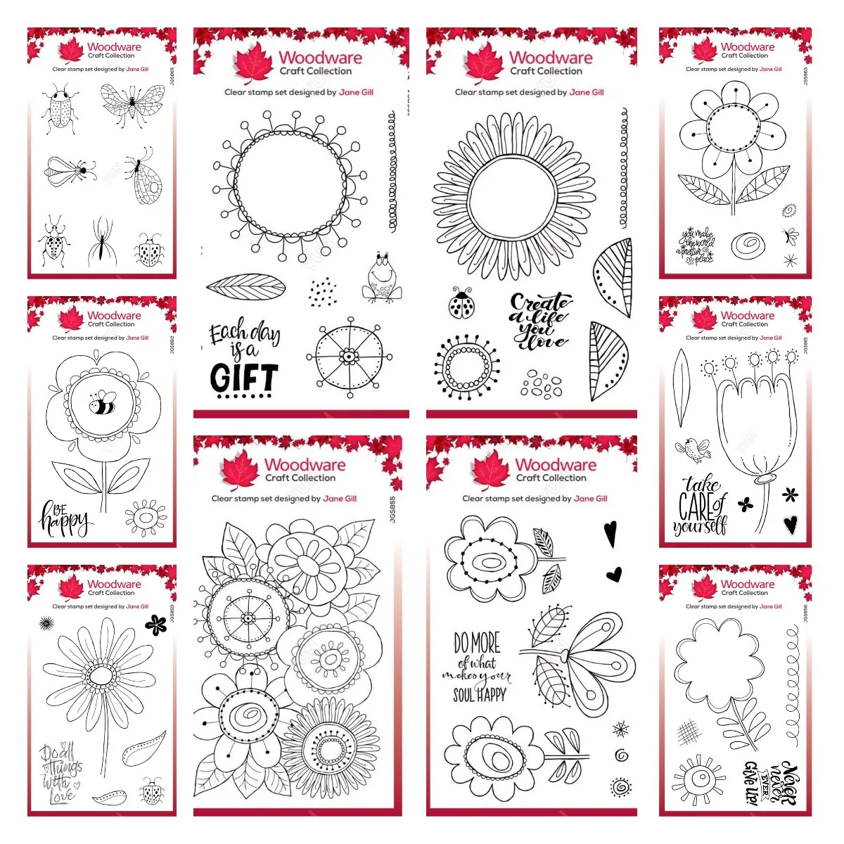 Doodle-Stitches-Never-Give-up-Its-a-Gift-Vintage-Clear-Silicone-Stamps ...