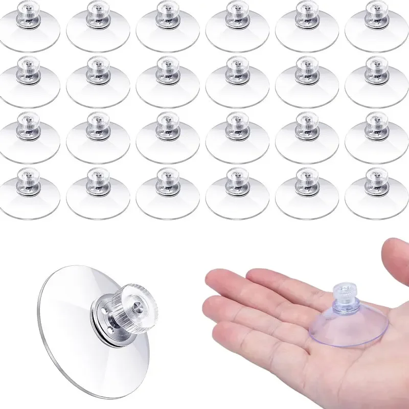 2-5Pcs-Suction-Cup-Hooks-PVC-Sucker-Pads-Strong-Adhesive-Suction-Holder ...