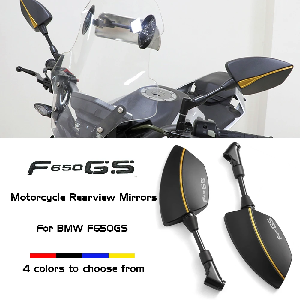 F650GS LOGO CNC Motorcycle Accessories Rear View Rearview Mirrors Side ...