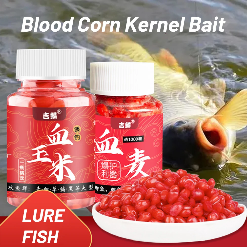 Cebo-de-pesca-Granular-de-1000-piezas-anzuelo-de-granos-de-ma-z-y-trigo ...