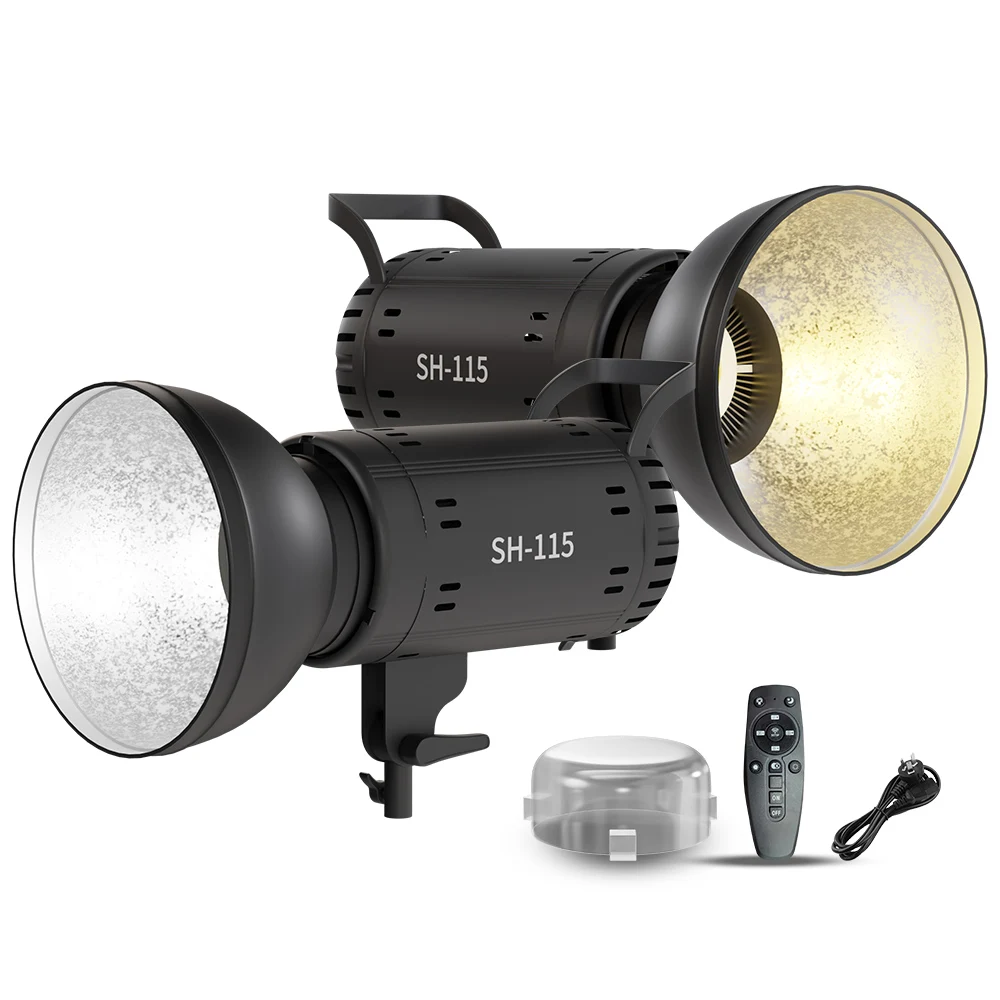 3200-5600K-With-Tripod-115W-COB-Video-Light-Photography-Lamp-Dimmable ...