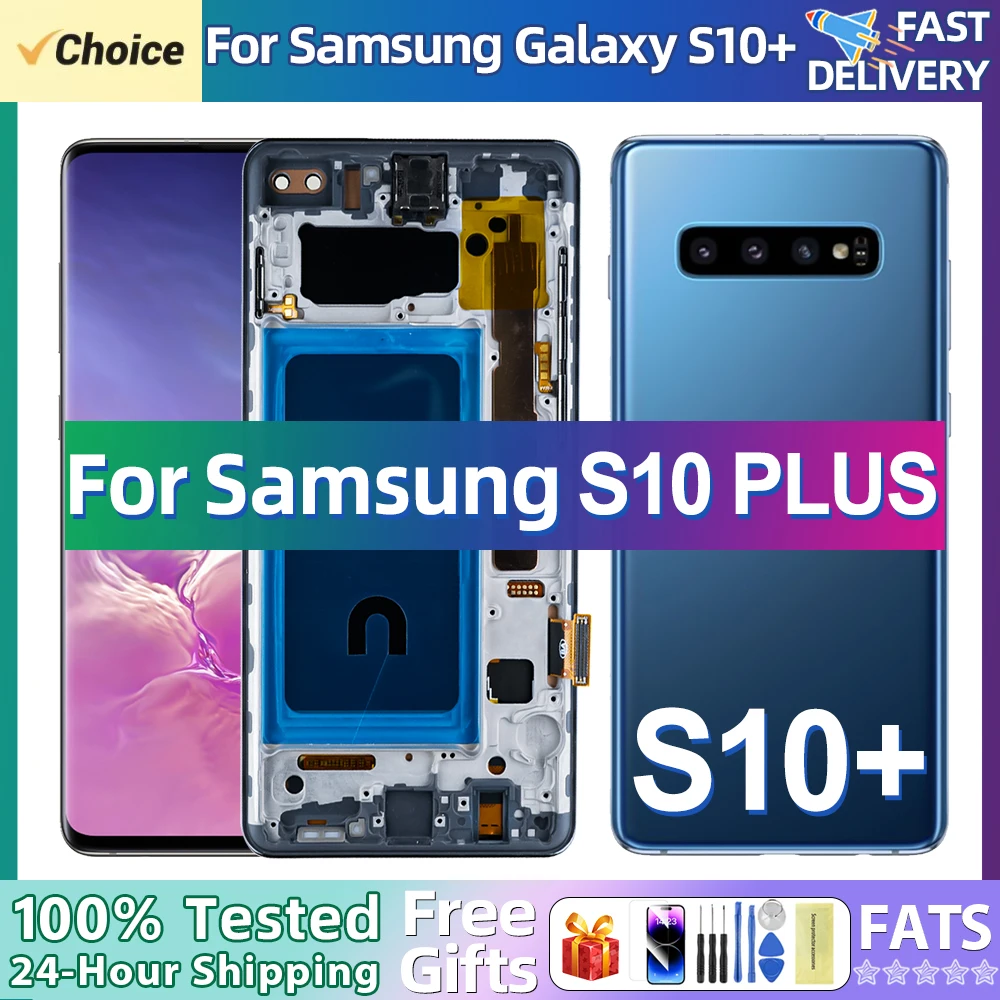 Pantalla-LCD-con-marco-para-SAMSUNG-S10-G975-G975F-DS-repuesto-de ...