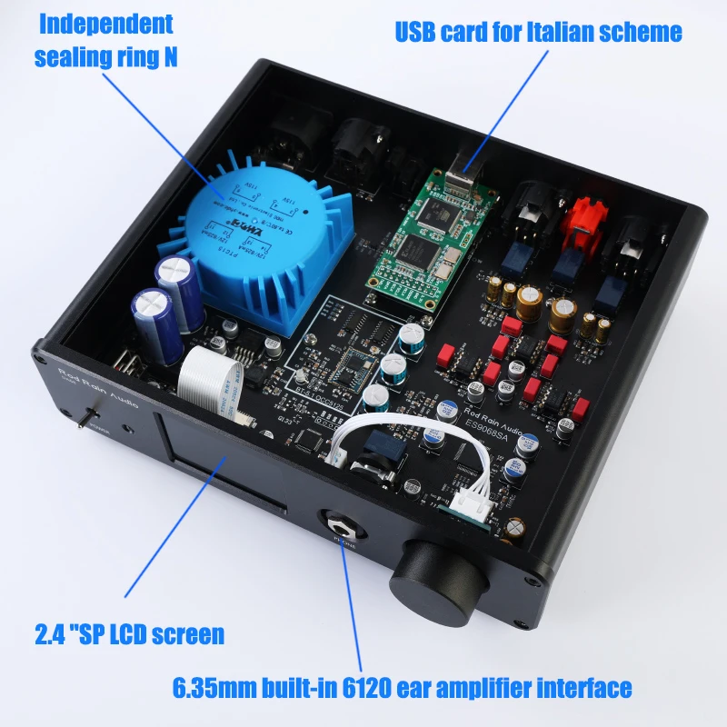 Rod-Rain-Audio-DA68-ES9068AS-Audio-Decoder-Bluetooth-5-1-QCC5125-LDAC ...