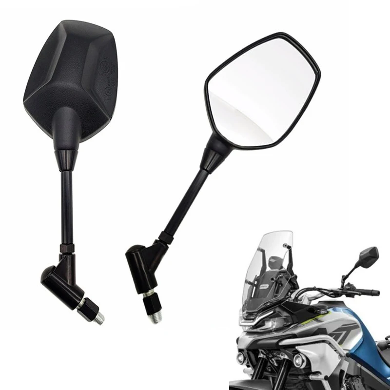 Black-Rearview-Mirror-Motorcycle-Modification-Accessories-Motorbike ...