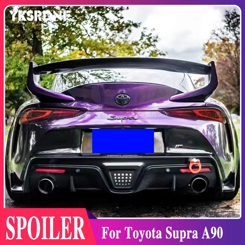 YKSRDNF-Rear-Trunk-Spoiler-For-Toyota-Supra-A90-2019-2020-2021-Carbon ...
