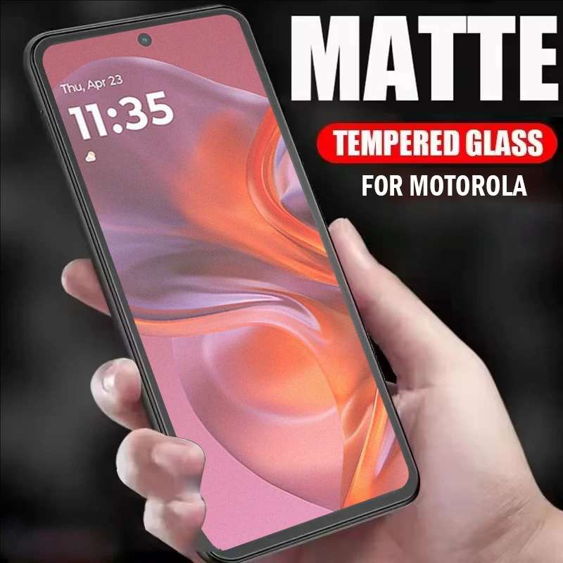 Matte Tempered Glass for Motorola Moto G05 G15 G35 G45 G55 G75 Screen ...