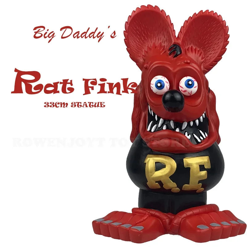 Rat-Fink-33cm-Red-Black-Vinyl-Big-Model-Doll-Ornament-Premium-Edition ...