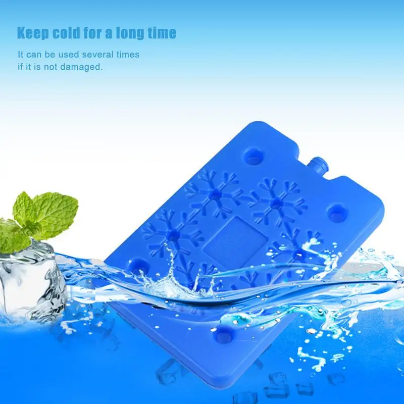 2Pcs Ice Blocks Portable For Food Drink Cooling Ice Pack For Camping ...