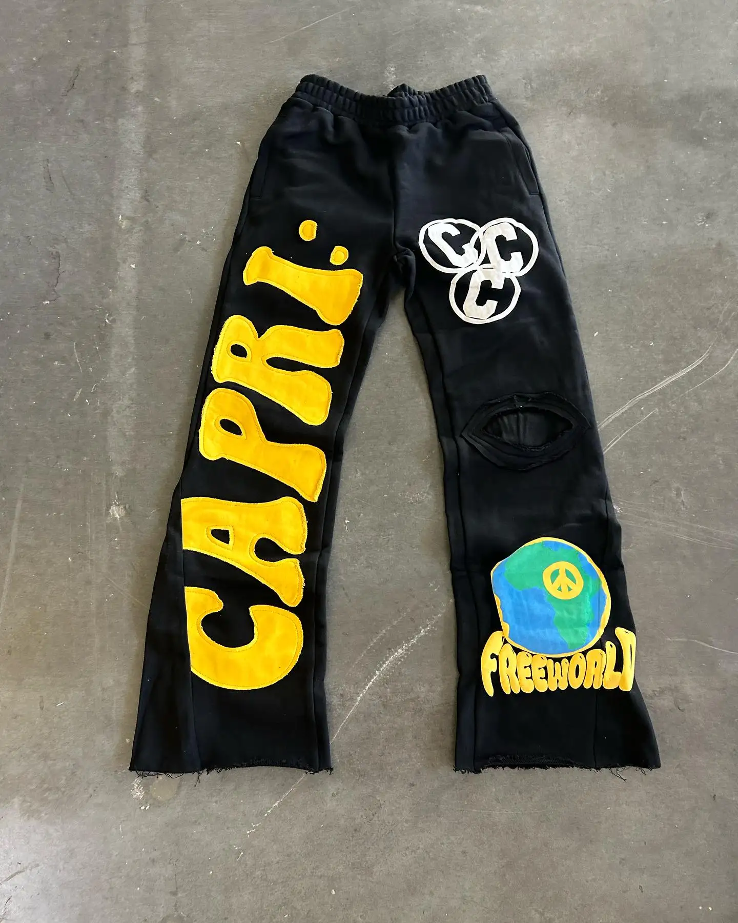Streetwear PROJECTCAPRI pantolon Sweatpants 2024 yeni bayan Y2K e ilim Harajuku Hip Hop moda Punk Rock geni Sweatpants pantolon AliExpress