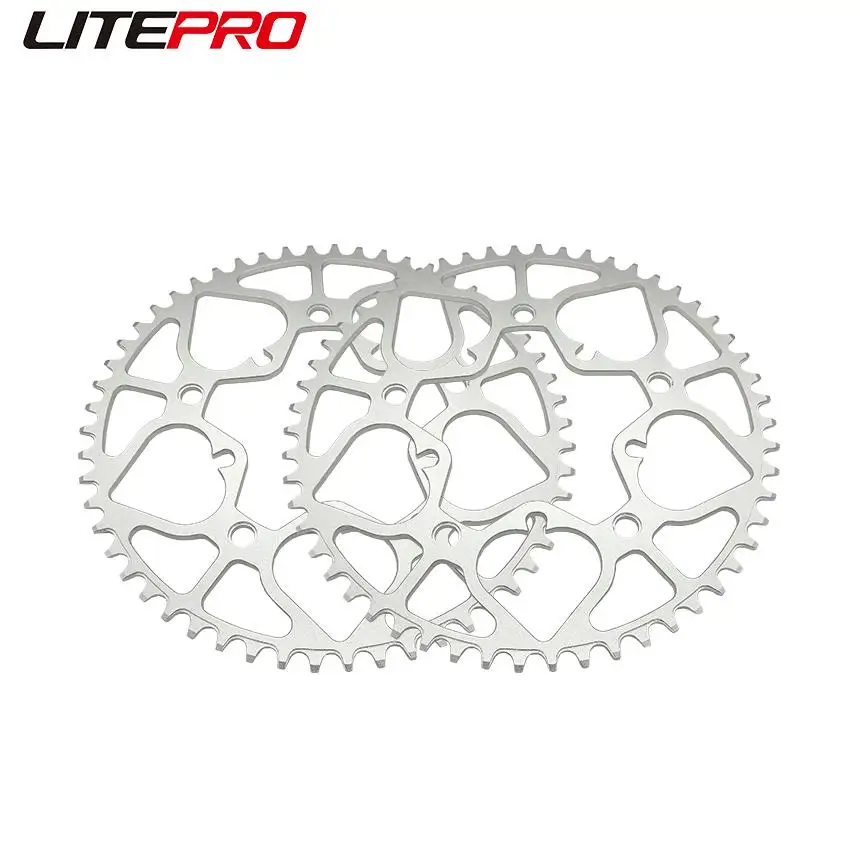Litepro-52-54T-Spade-Chainring-Folding-Bike-Aluminum-Alloy-BCD130MM ...