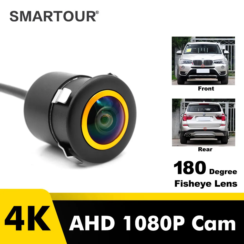 Smartour Car Universal Rear View Camera 180 Degree Golden Lens Wide ...