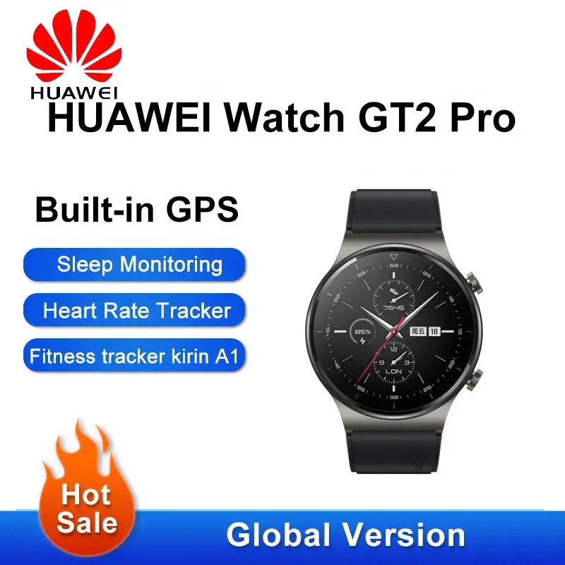 Global-Version-HUAWEI-Watch-GT2-Pro-Smartwatch-Built-in-GPS-14-Days ...