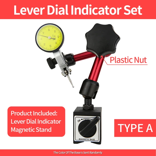 Dial Indicator Magnetic Holder Dial Bore Gauge Magnetic Stand Base ...