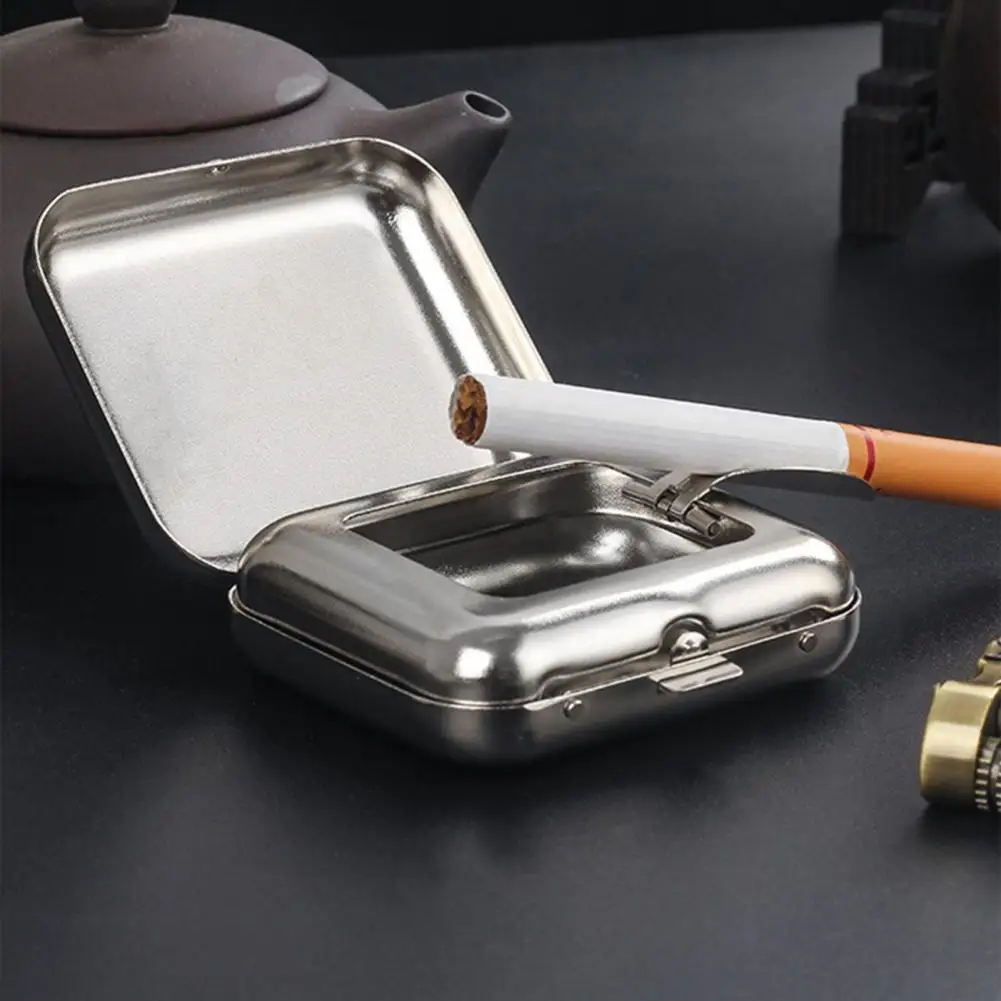 Small-Ashtray-Portable-Metal-Ashtrays-for-Home-Travel-Outdoor-Use-Mini ...