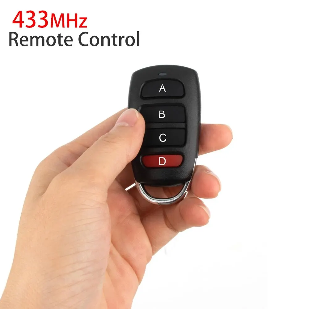 Mini-Black-433MHz-Wireless-Remote-Control-Electric-Garage-Roll-up-Door ...