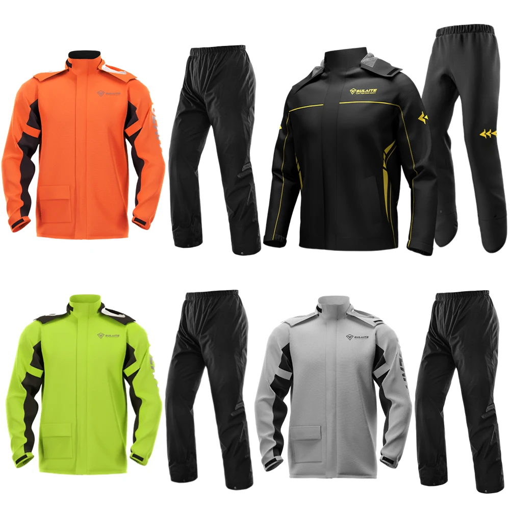 SULAITE-Motorcycle-Raincoat-Men-Split-Capa-De-Chuva-Motoqueiro ...