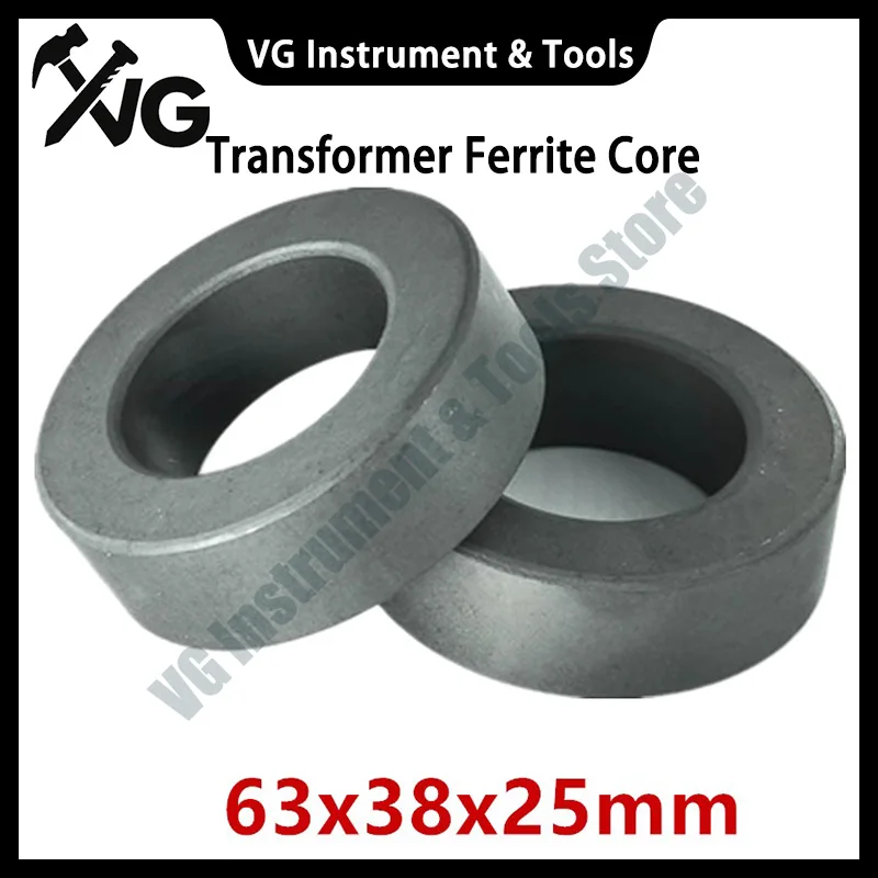 2pcs 63x38x25mm Large Transformer Ferrite Core Cord Cables EMI Filter ...