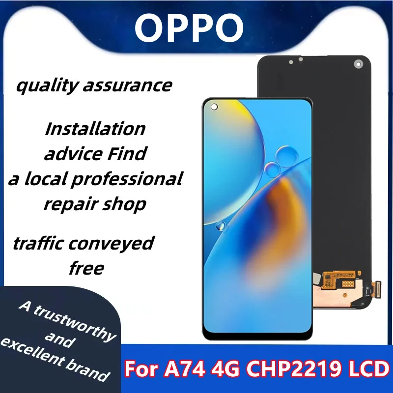 Original-AMOLED-TFT-For-OPPO-A74-4G-LCD-Screen-Display-With-Frame-6-43 ...