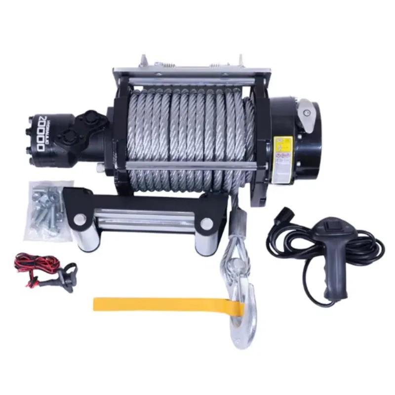 4 Tons Hydraulic Auto Piling Winch Machine Hydraulic Lifting Winch ...