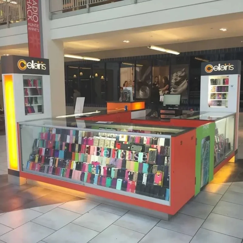 Custom-designer-customized-cell-phone-accessories-display-counter-Mall ...